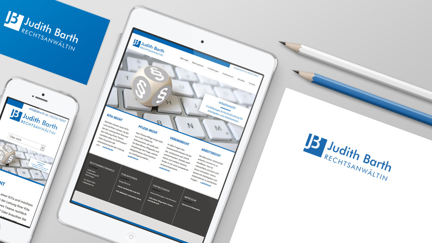 Internetseite & Corporate Design | Rechtsanwaltskanzlei Judith Barth ...